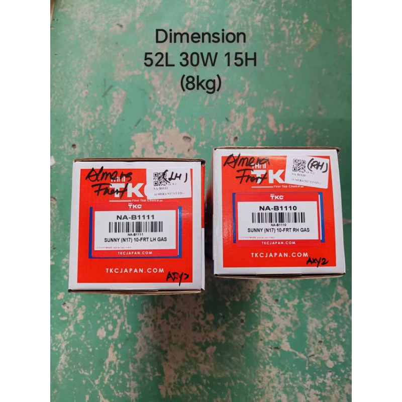 Nissan Almera N17 TKC Shock Absorber Front LH RH Gas (Made in Thailand) 1 Pair | Shopee Malaysia