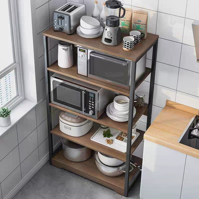 3/4/5 Tier multifunctional shelf storage shelf kitchen shelf Microwave ...