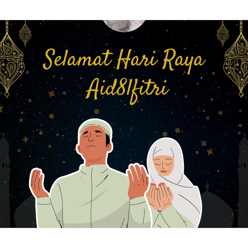 13 Editable Gambar Raya 2025 Template | Hari Raya Aidilfitri Canva/PSD ...