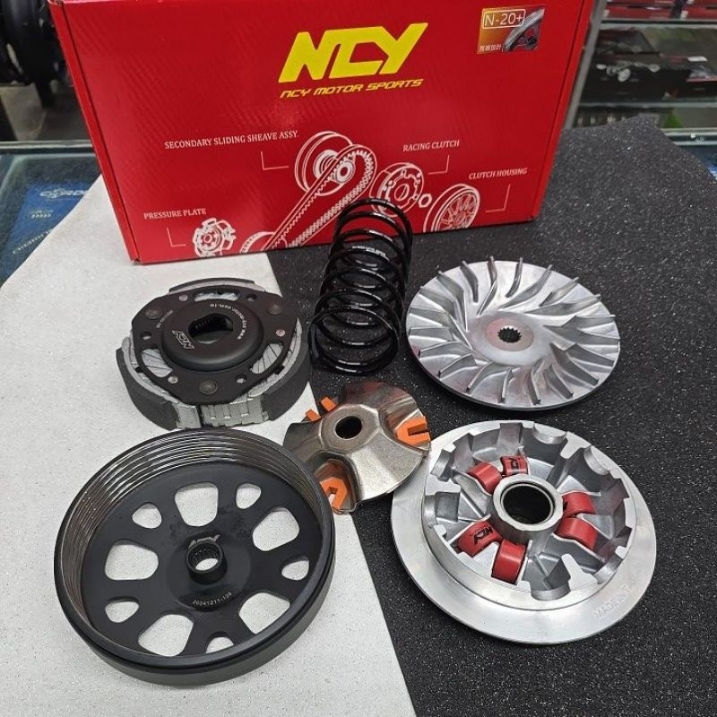 NCY Racing Yamaha NVX Nmax Racing CVT Pulley Autoshoe Clutch bell Roller Set | Shopee Malaysia