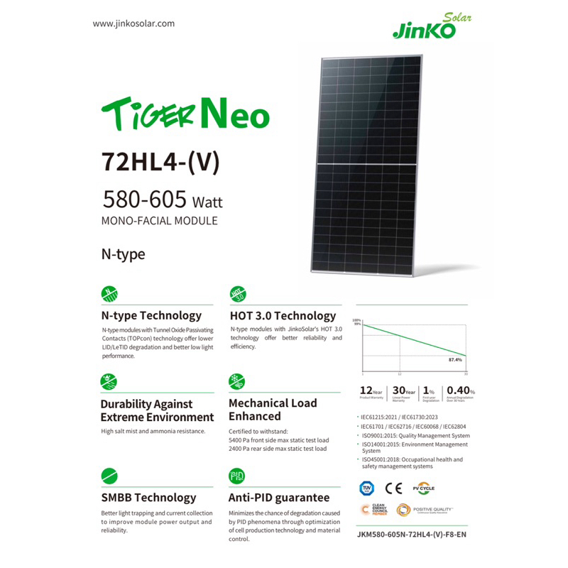 jinko 590w N type solar panel | Shopee Malaysia
