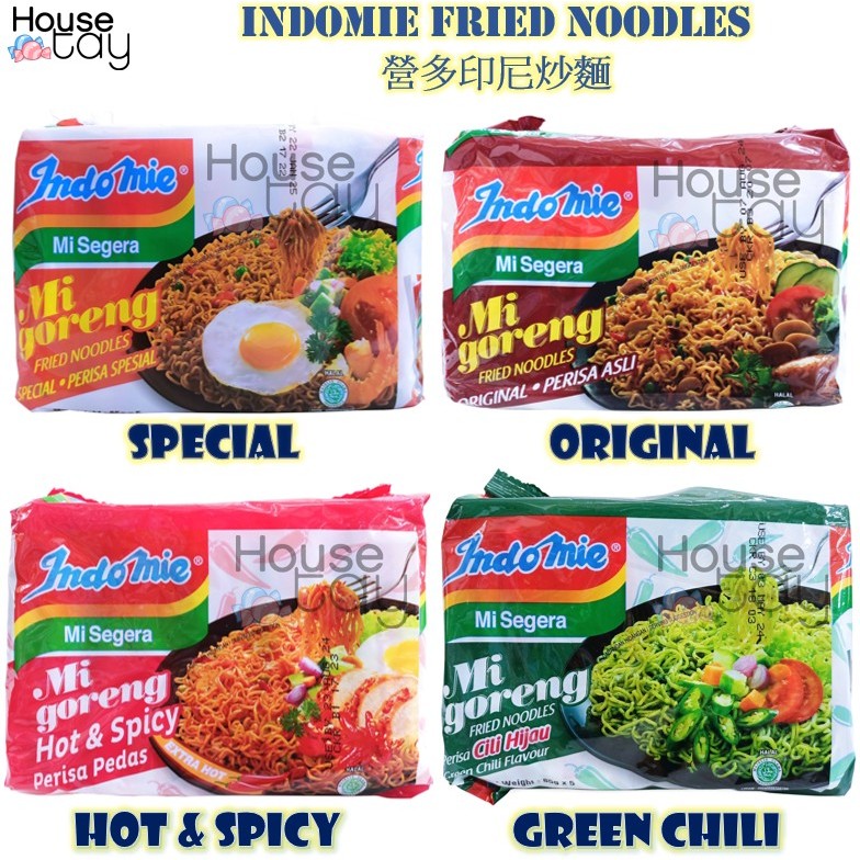 Indomie Mi Goreng Instant Noodles 5's (Asli / Special / Hot & Spicy ...