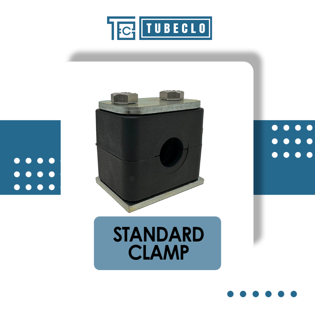 Standard Polyamide (PA) Pipe Clamp Galvanized Steel 6MM to 102MM, Top ...