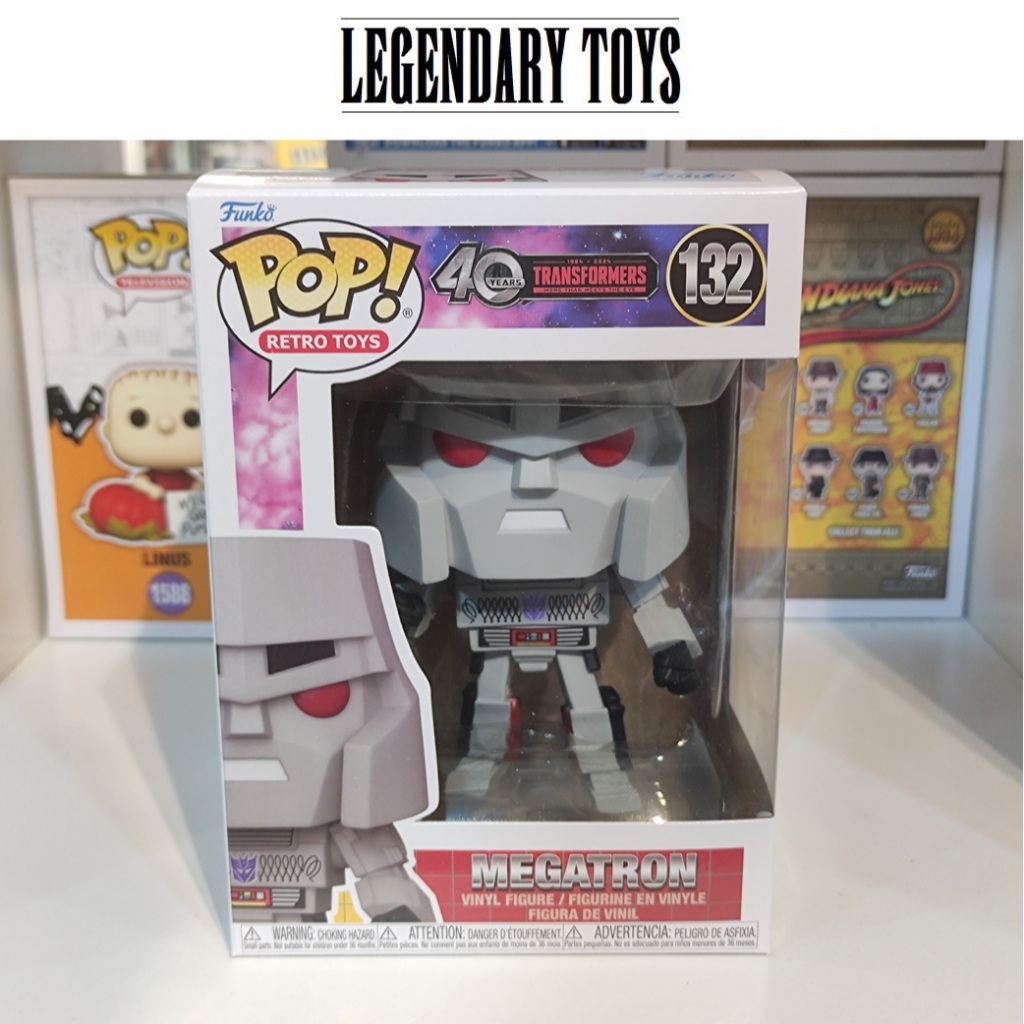 Funko Pop! RETRO TOYS #132 Transformers 40 Years Megatron | Shopee Malaysia