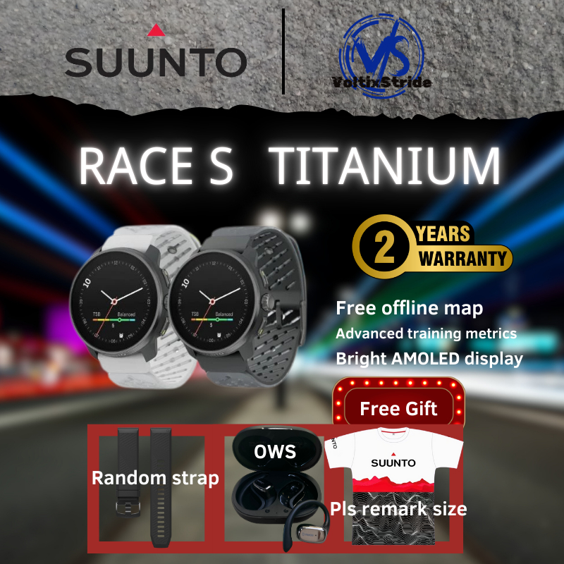 Suunto Race S Titanium | Jam Pintar Multisukan GPS Titanium Skrin ...