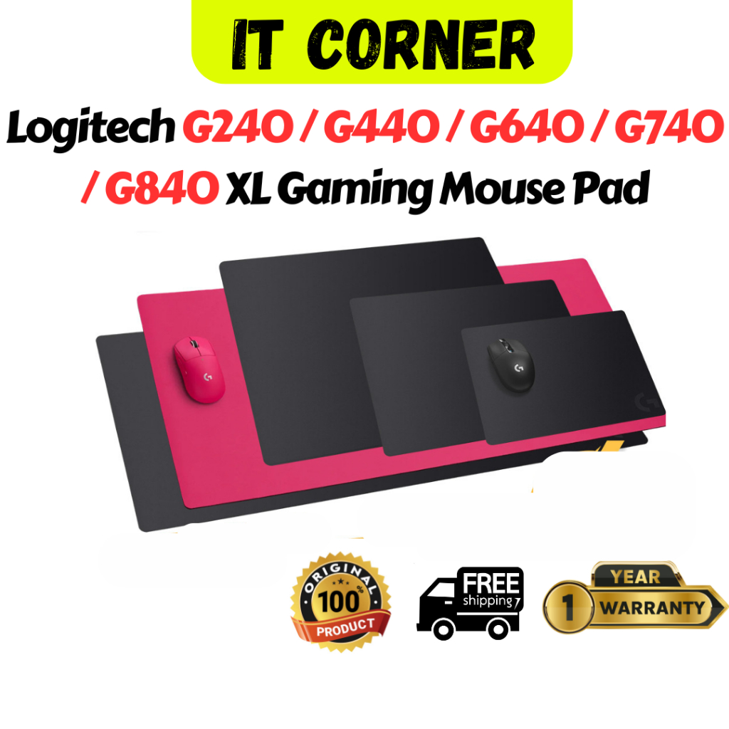 Logitech G240 / G440 / G640 / G740 / G840 XL Gaming Mouse Pad | Shopee Malaysia