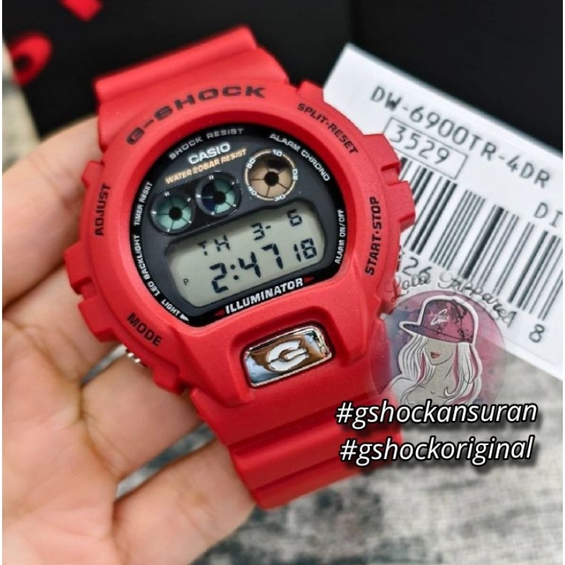 100% ORIGINAL CASIO G-SHOCK DW 6900TR 4DR SPECIAL EDITION 30TH ANNIVERSARY DW-6900 SERIES SINCE ...