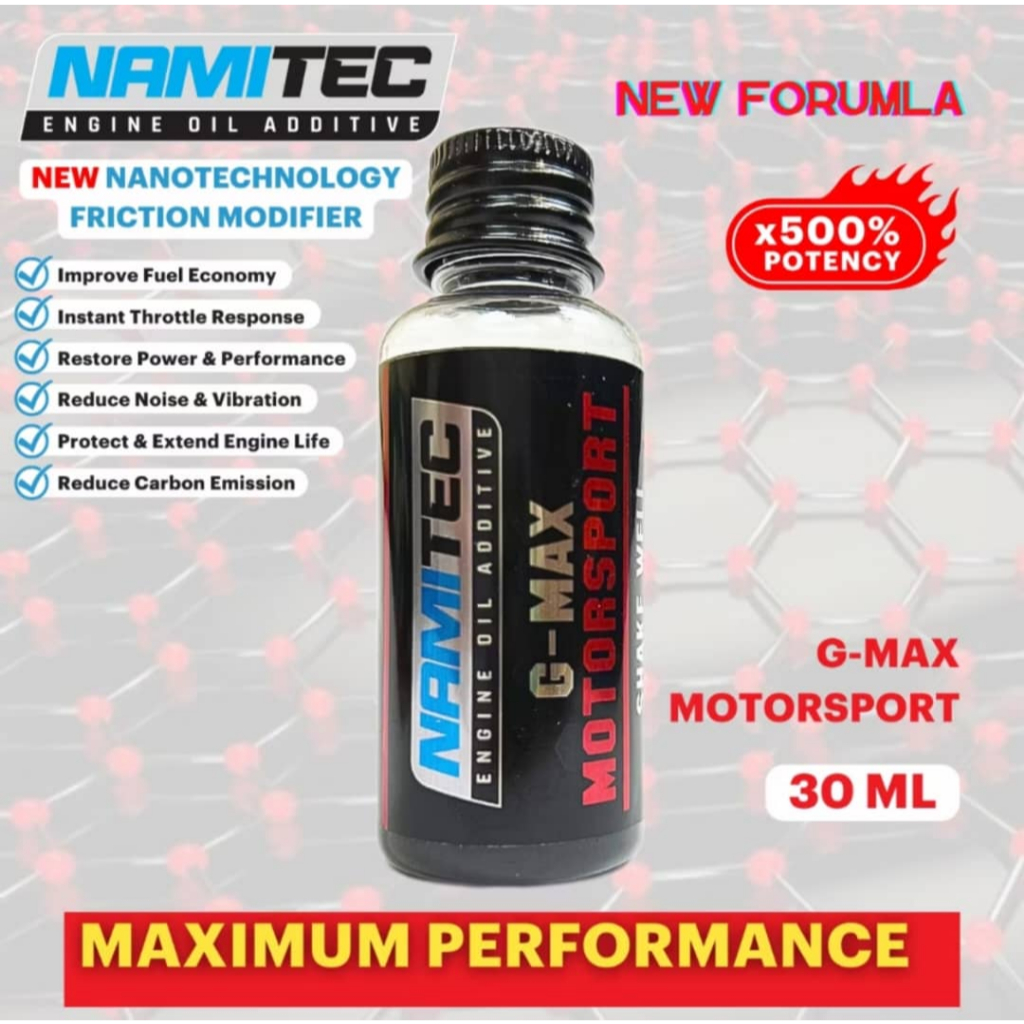 [ENGINE OIL] GRAPHENE Engine Oil Additive | NAMITEC | Shopee Malaysia
