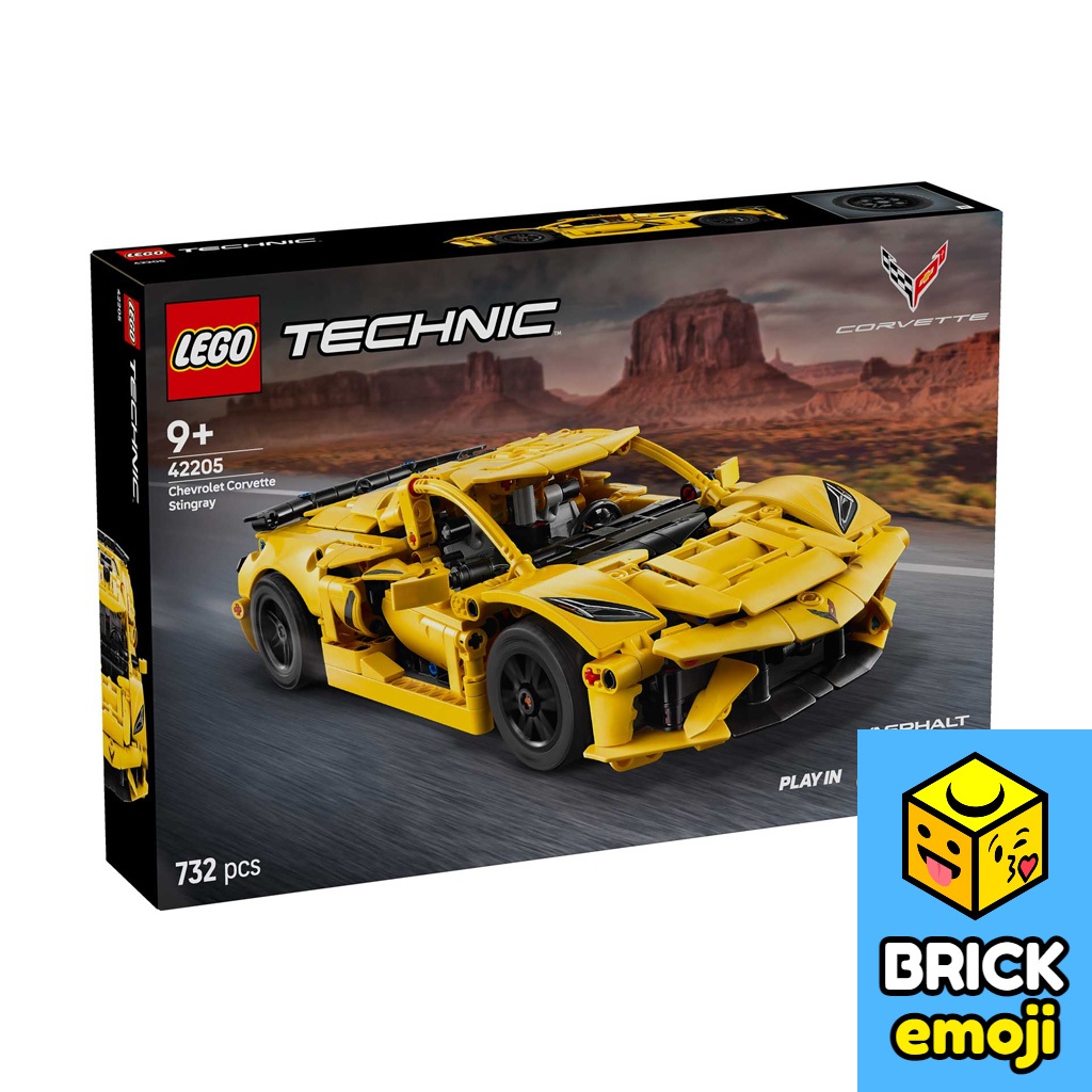 LEGO 42205 Technic Chevrolet Corvette Stingray | Shopee Malaysia