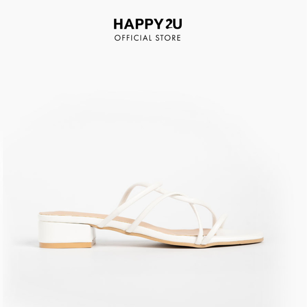 HAPPY2U Kasut Wanita Jasmine Cross Sandals | Shopee Malaysia
