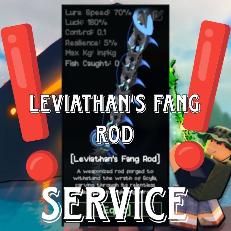 🐉LEVIATHAN'S FANG🐉 🎣 FISCH 🎣 ROD SERVICE | Shopee Malaysia