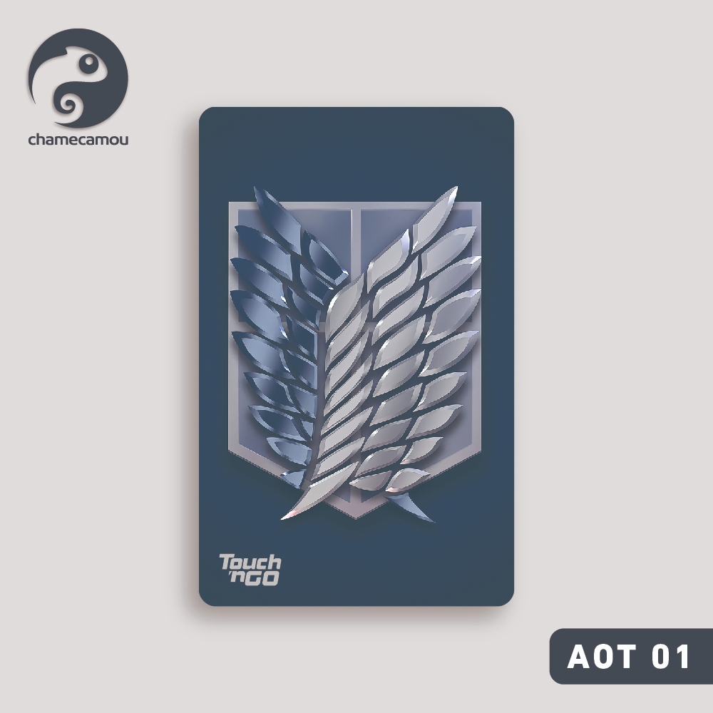 Attack On Titan - Sticker For Touch n Go Card (Waterproof, High Quality ...