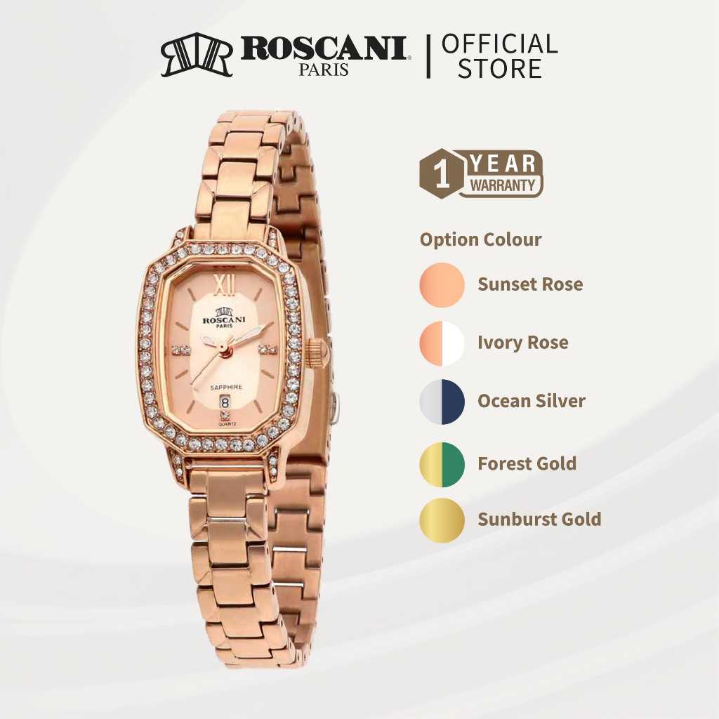 Roscani Tesselle Collection Solid Stainless Steel E63 Bracelet Women ...