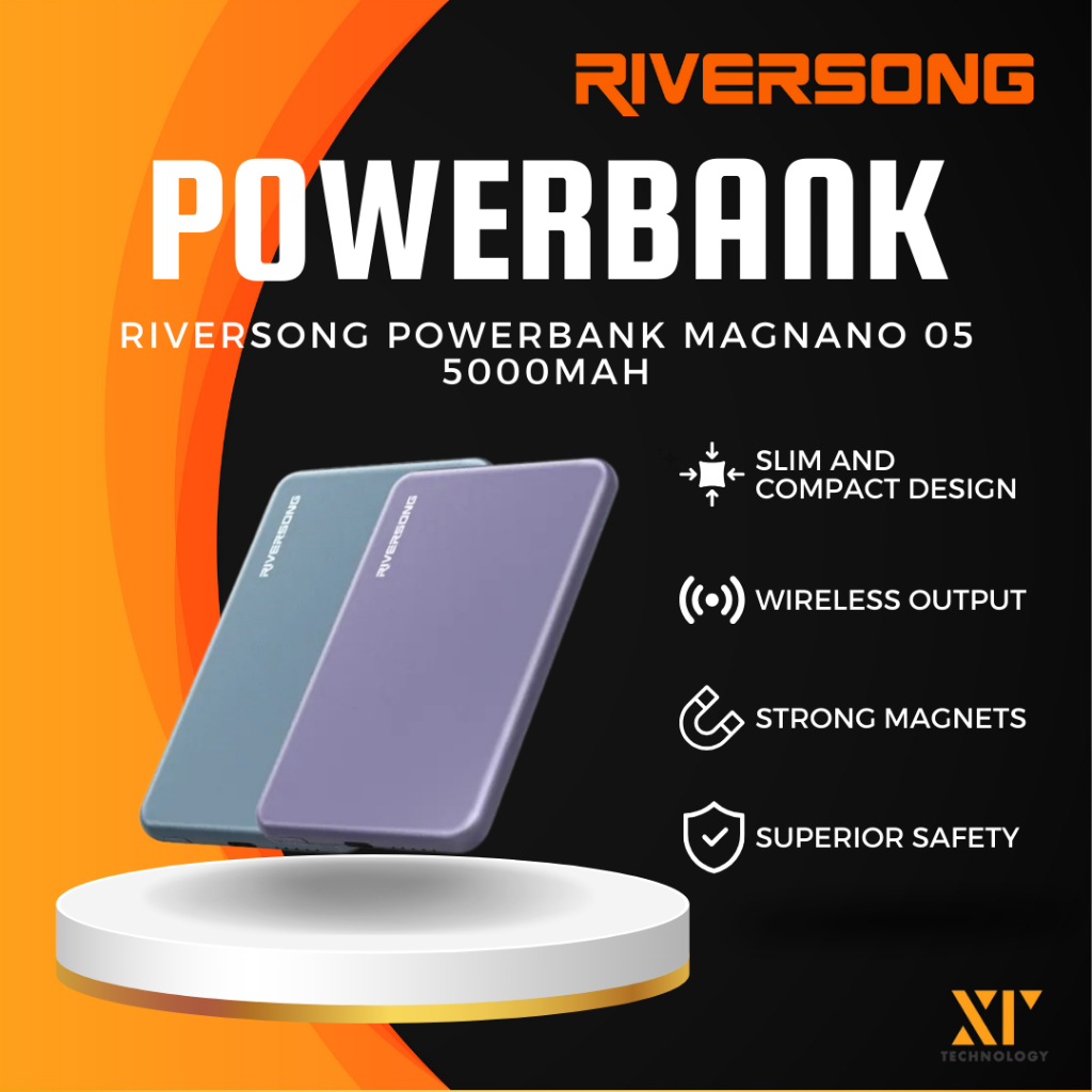 RIVERSONG POWERBANK MAGNANO 05 5000MAH | Shopee Malaysia
