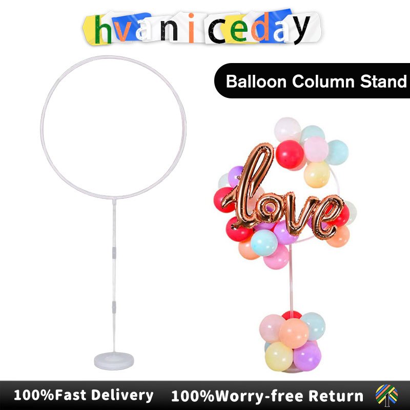 1 Set Balloon Arch Ring stand Round Plastic Balloon Base Plastic ...