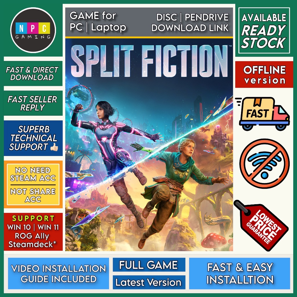 [PC Game] Split Fiction - Offline [Disc | Pendrive | Download Link ...