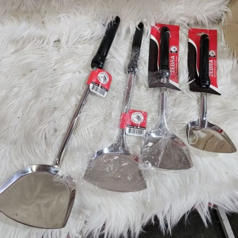 THAILAND ZEBRA 304 STAINLESS STEEL SPATULA | Shopee Malaysia