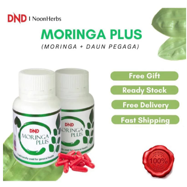 🔔 Lowest Price 🔔DND Moringa Plus📢📢100% ORIGINAL💊60 Capsule | Shopee ...