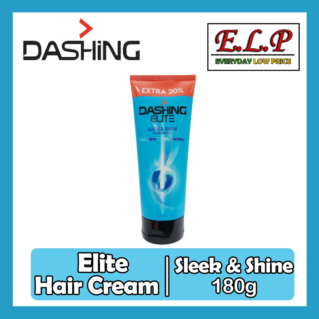 DASHING ELITE HAIR CREAM SLEEK & SHINE 150G + Extra 20% | Shopee Malaysia