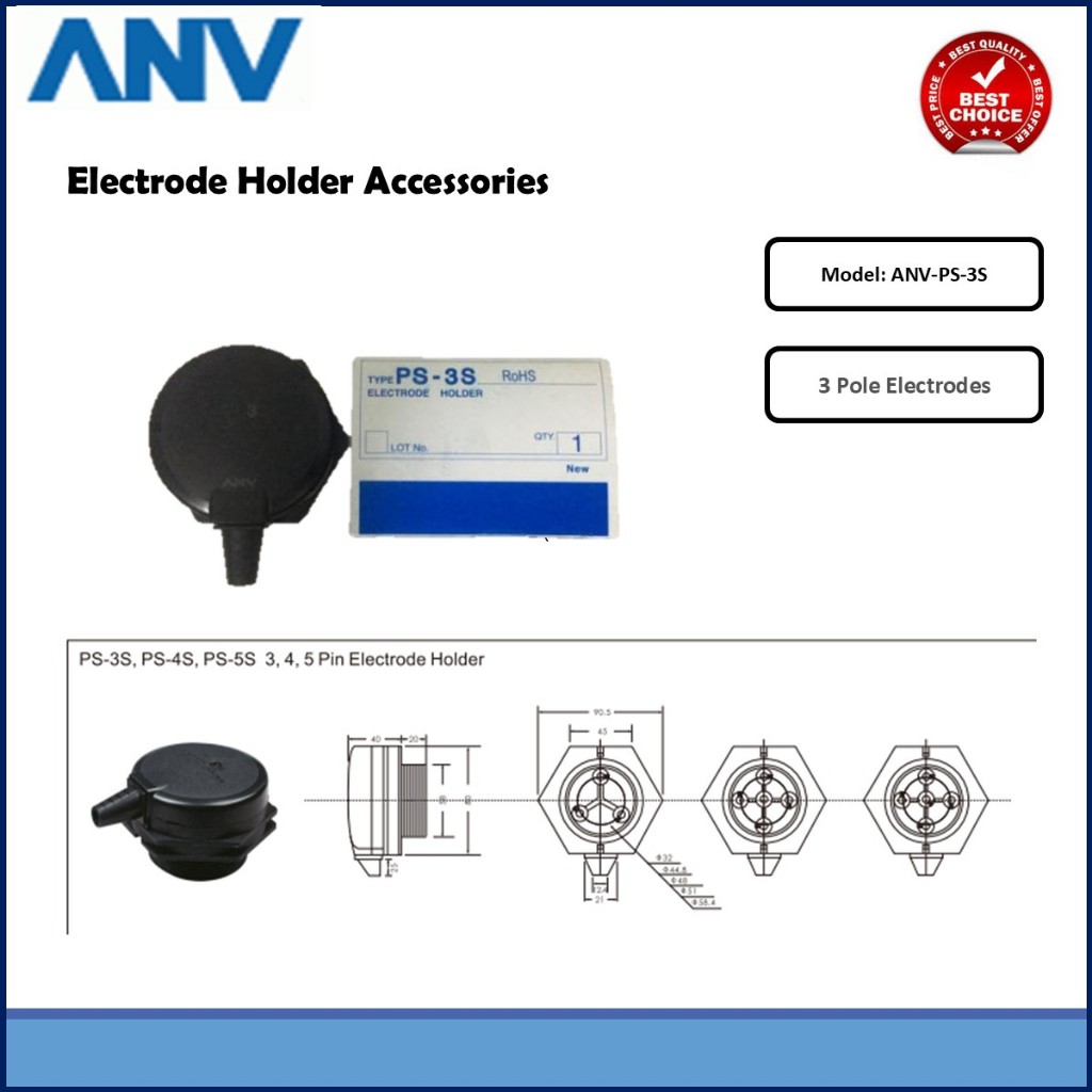 ANV 3Probe Water Level Controller Electrode Holder With Probe length ...