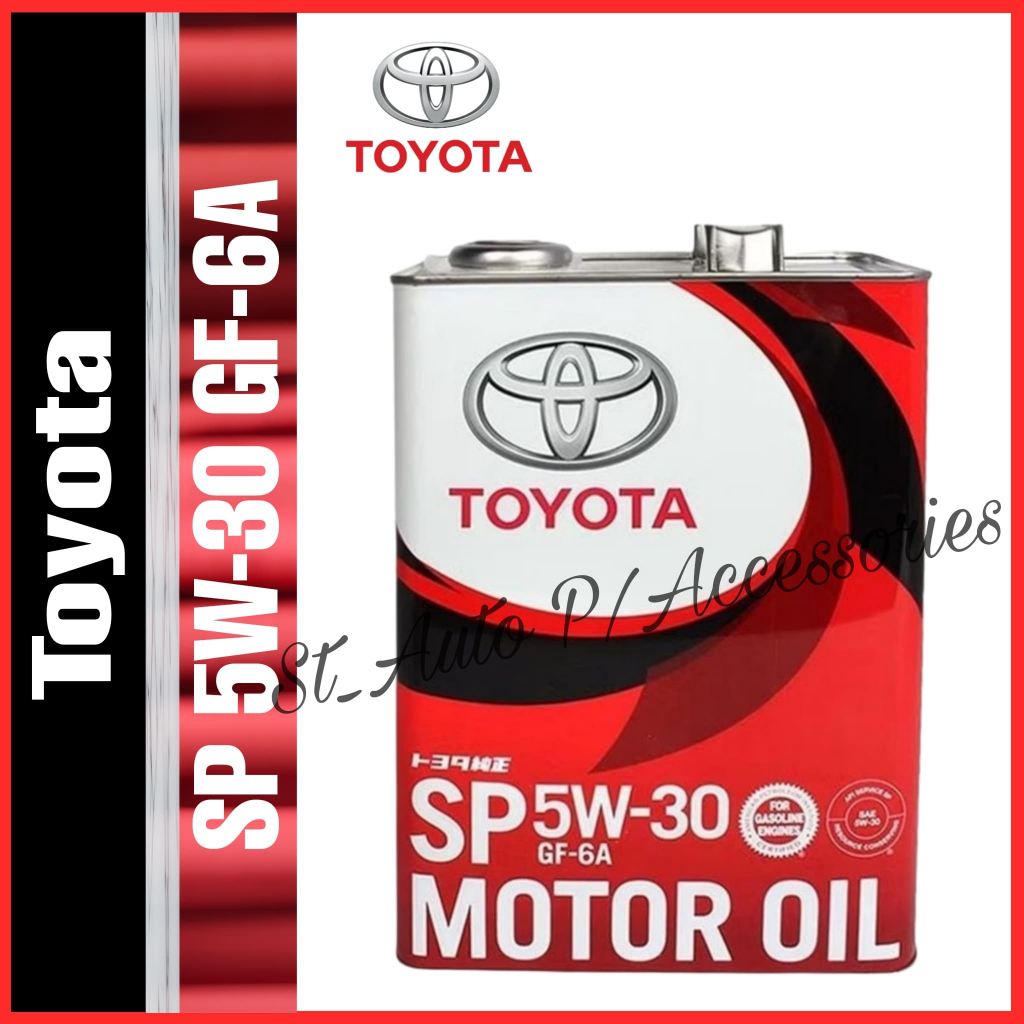 Toyota SP 5W30 GF-6A Engine Oil (4 Liter) For Toyota Vios , Camry ...