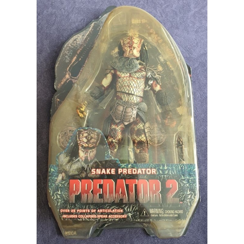 Neca Predator 2 - Snake Predator (Unmasked) *vintage & classic *AVP ...