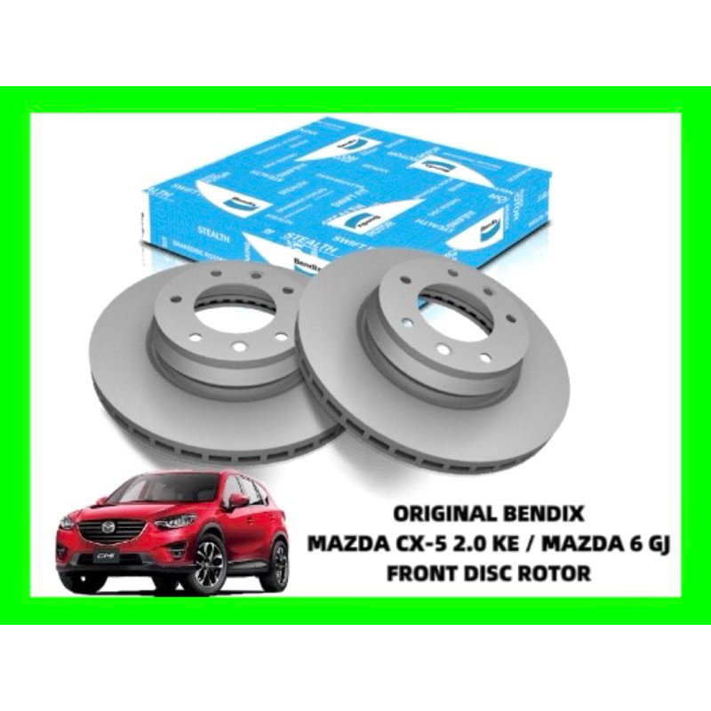 ORIGINAL BENDIX DISC ROTOR MAZDA CX5 2.0 KE / MAZDA 6 GJ / GL FRONT ...