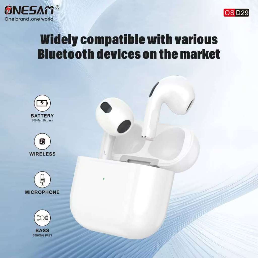 ONESAM OS-D29 TWS Wireless Bluetooth V5.3 Earbuds Headset Stereo / Super Bass / Hi-Fi Audio ...
