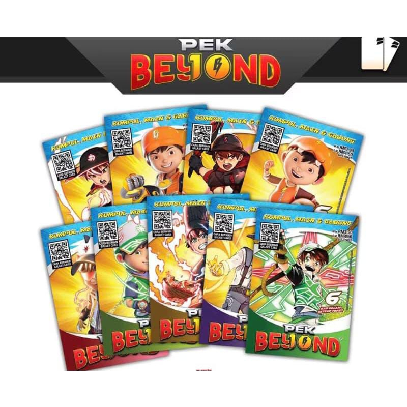 Boboiboy Galaxy Card, Pek Beyond, (BGC) | Shopee Malaysia
