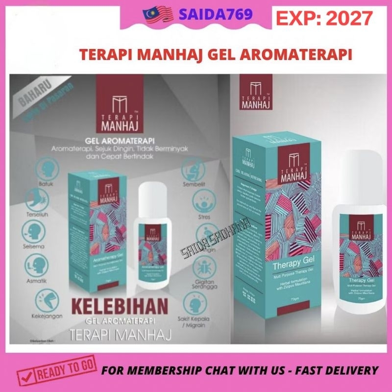 💞Vista Manhaj💞 Aromaterapi Therapy Gel Terapi Manhaj Original Gel ...
