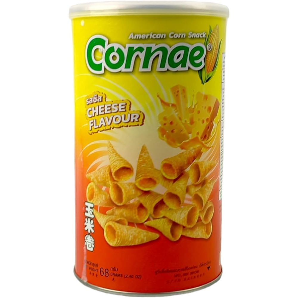Cornae Crispy Corn Cheese Flavour Snack 68g Halal | Shopee Malaysia