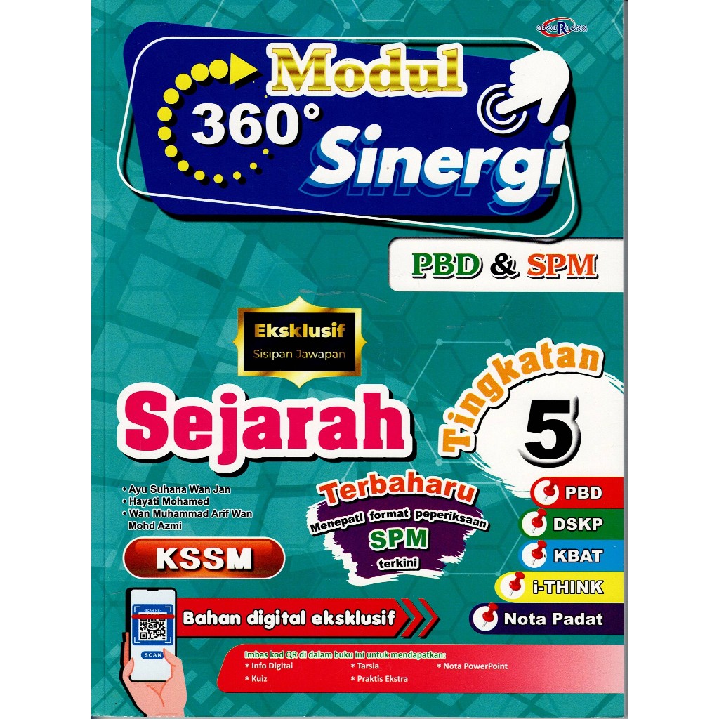BUKU LATIHAN : MODUL 360 SINERGI PBD & SPM SEJARAH TINGKATAN 5 KSSM ...