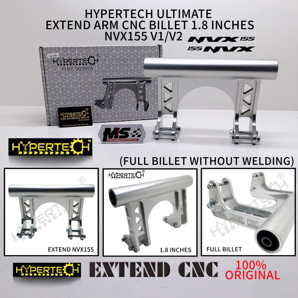 Hypertech Ultimate Extend Arm CNC Billet 1.8 Inches NVX155 V1 & V2 ...