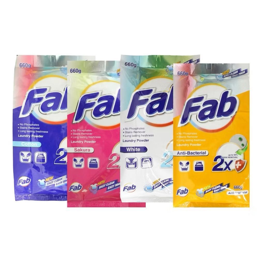 (Ready Stock)Fab Powder Detergent 660gram | Shopee Malaysia