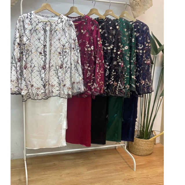 NATASHA PARIO SET BAJU RAYA 2024 PARIO SET SET PARIO KURUNG BAJU RAYA ...