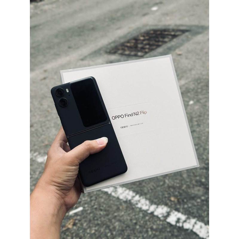 [Used Set] Oppo Find N2 Flip 5G 8/256gb Fullset With Box | Shopee Malaysia