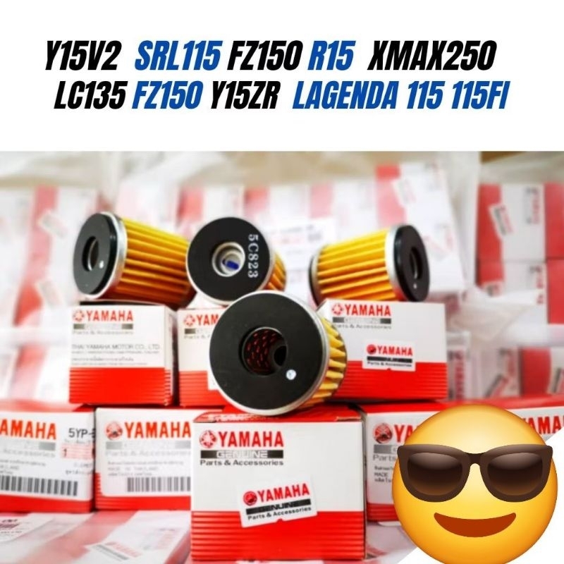 Oil Filter ORI LC135 XMAX Y15 FZ SRL115 Y16 R25 YAMAHA | Shopee Malaysia