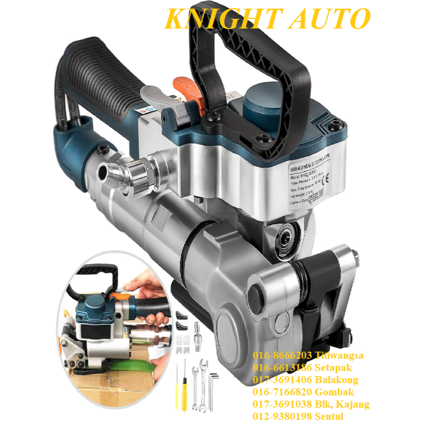 Portable Pneumatic PET Strapping Machine Belt Packing Friction Welding Strap Baler Air Strapper ...