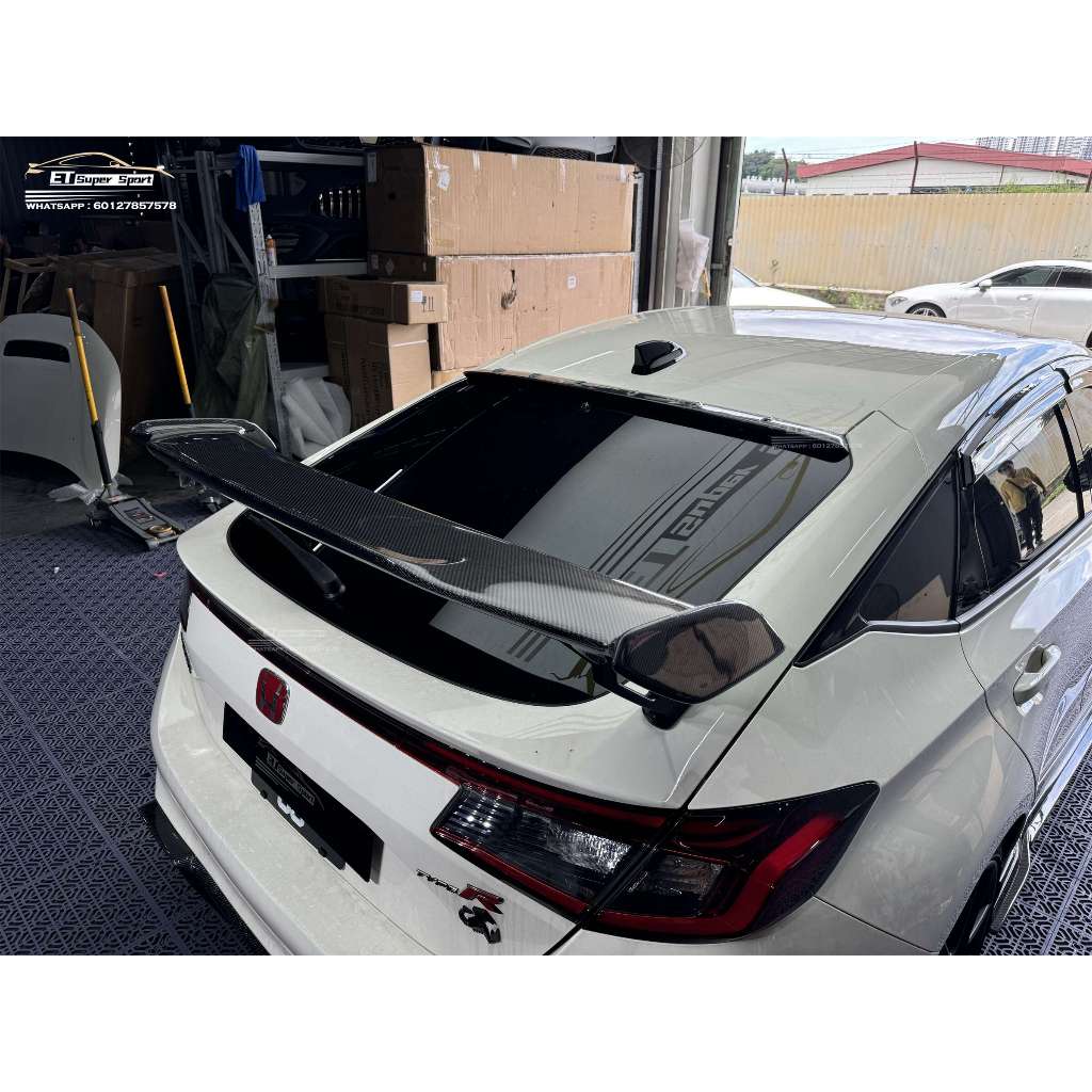 Honda Type R FL5 Roof Spoiler Carbon H1172 | Shopee Malaysia