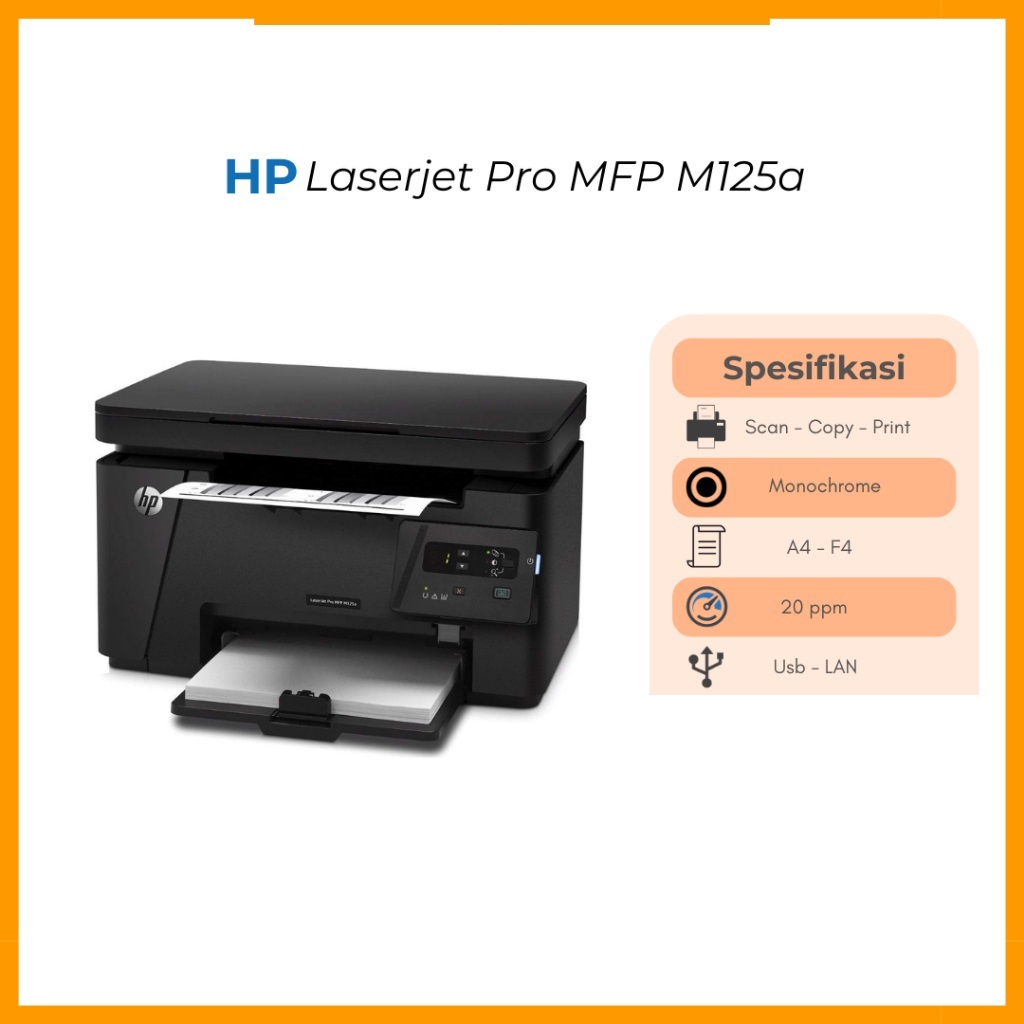HP LaserJet Pro MFP M125a Laser Printer - Recond | Shopee Malaysia