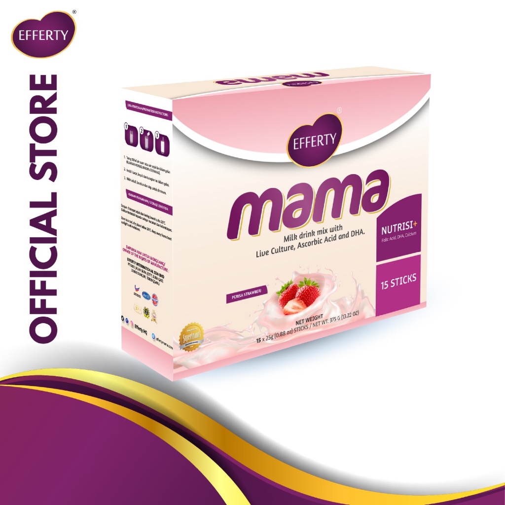 Efferty Mama (Coklat/Strawberry/Pomegranate) | Shopee Malaysia