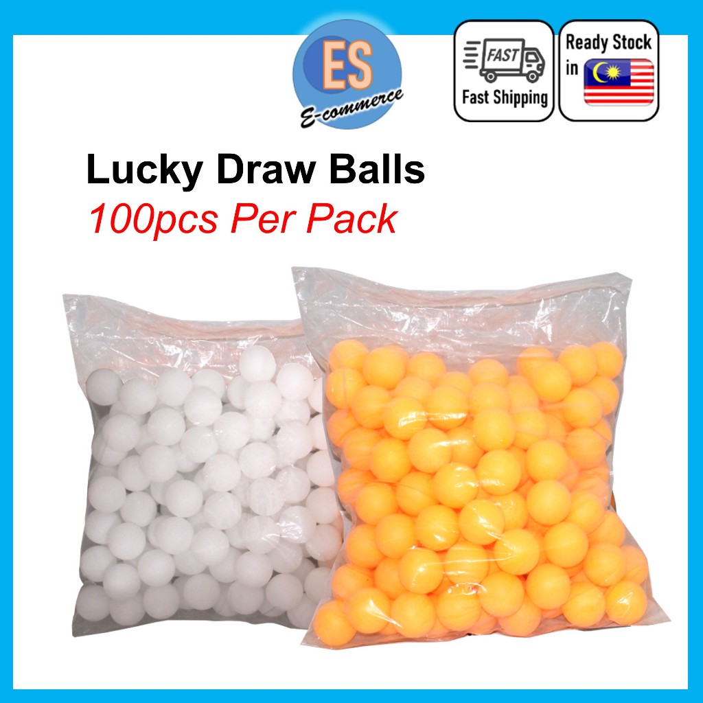 TABLE TENNIS BALL / LUCKY DRAW BALL (100pcs/Pack) | Shopee Malaysia