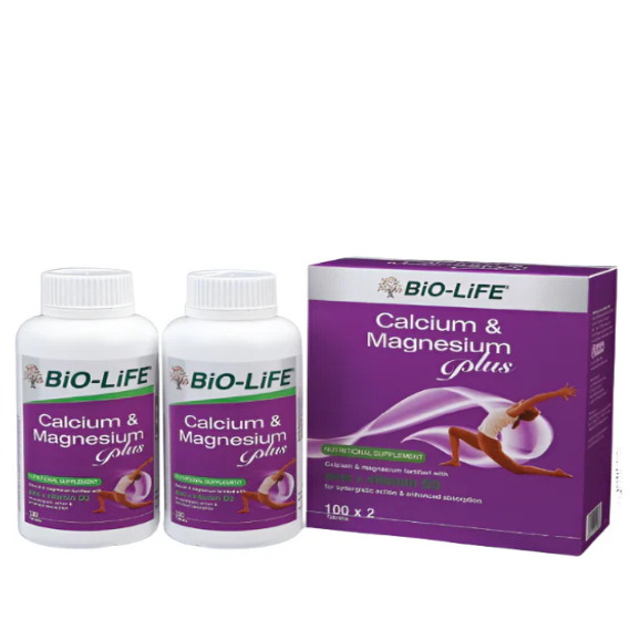 BIO LIFE CALCIUM MAGNESIUM PLUS 100s x2 | Shopee Malaysia