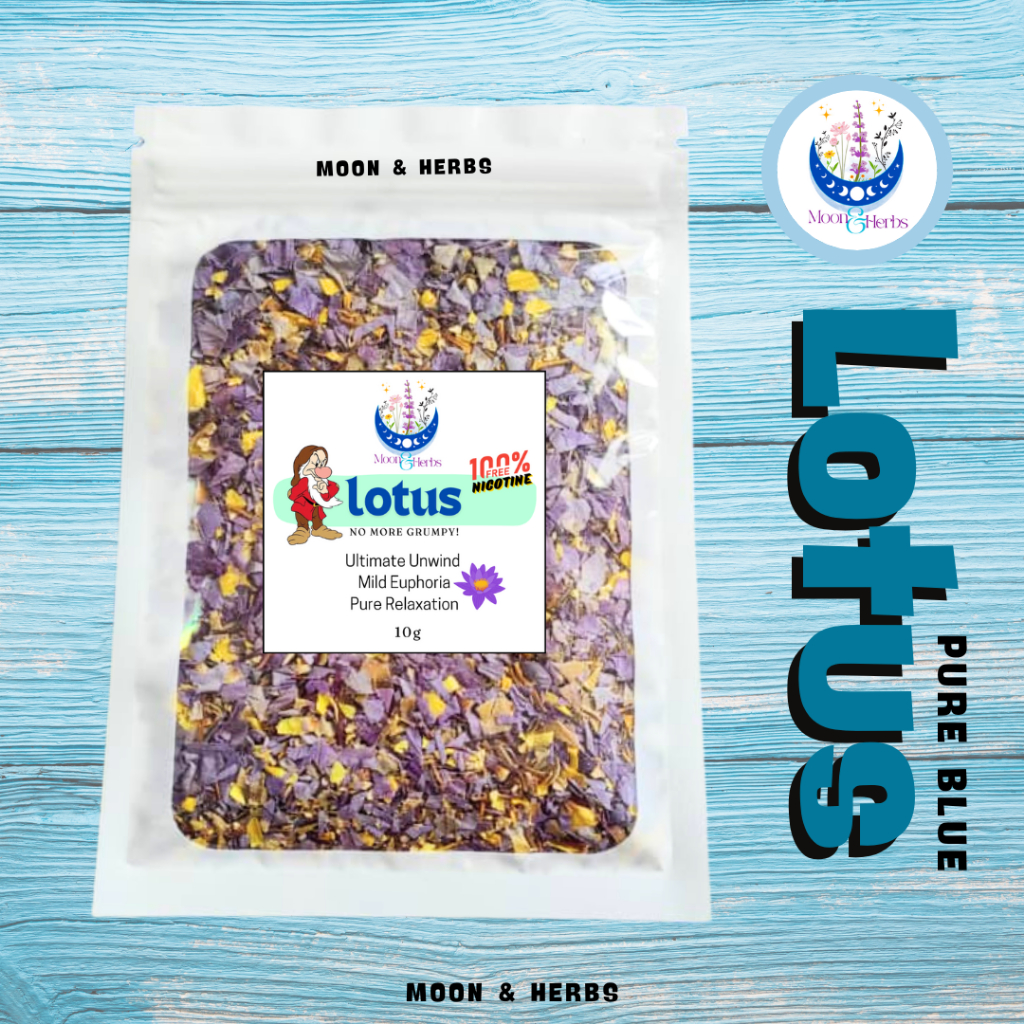Moon & Herbs - 100% Blue Lotus for Fighting Insomnia - Loose Herbs ...