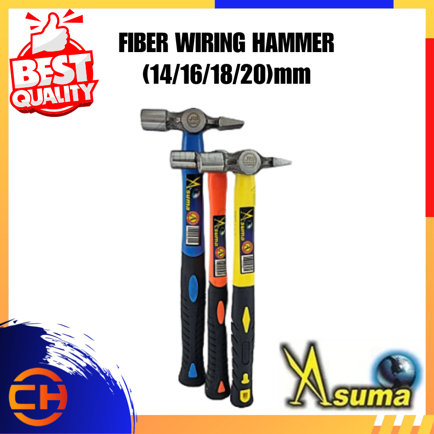 ASUMA Fiberglass Wiring Hammer (14mm/16mm/18mm/20mm) | Shopee Malaysia