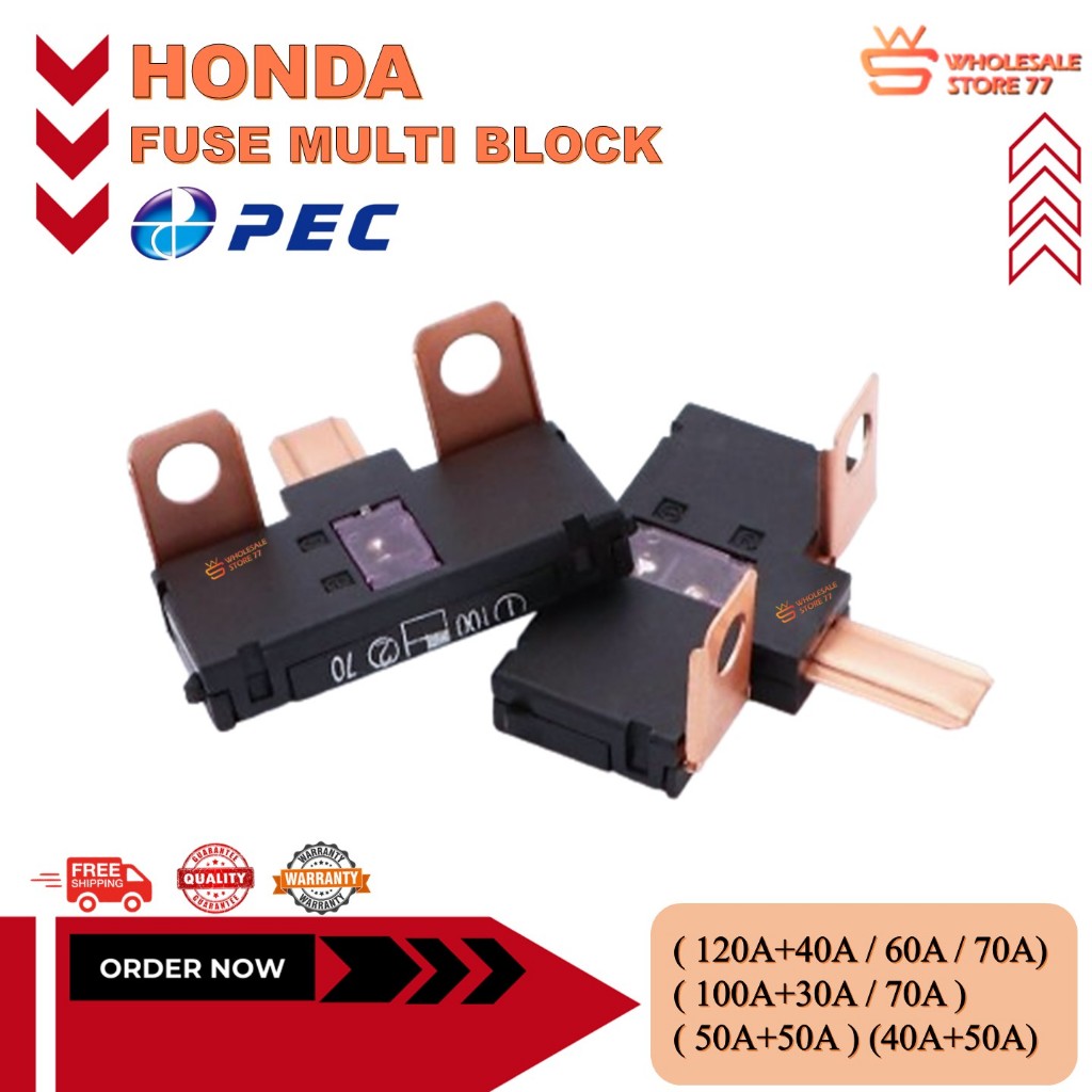 READY STOCK | Honda Multi Block Fusible Link Main Fuse (120A/100A/80A ...