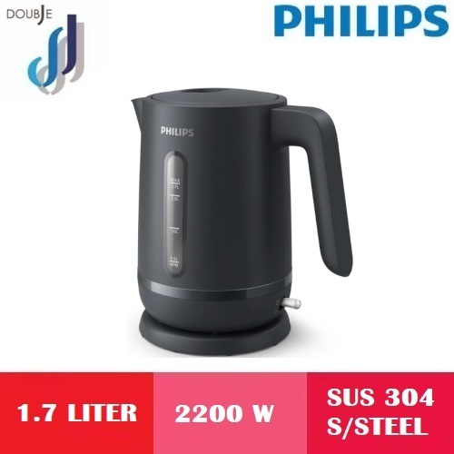 PHILIPS 1.7L 1000 Series Essential Collection S/Steel Jug Kettle HD9314 ...