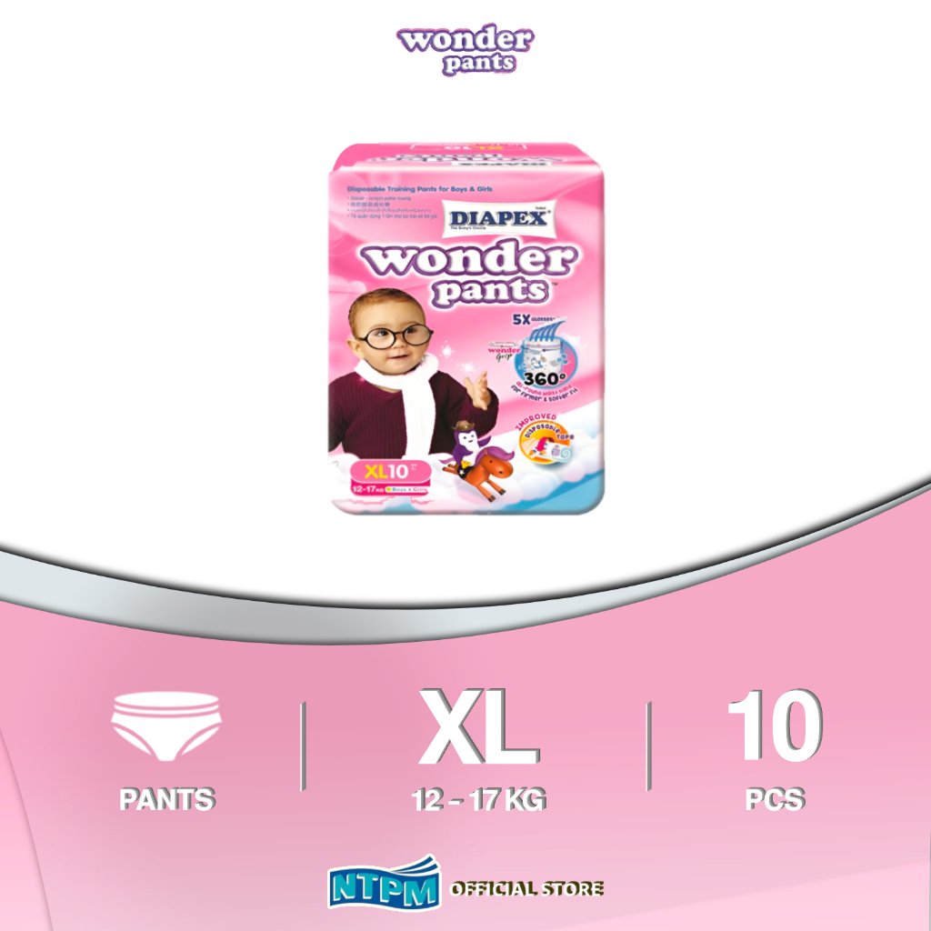 Diapex Wonder Pants XL Convenient Pack (10's) | Shopee Malaysia