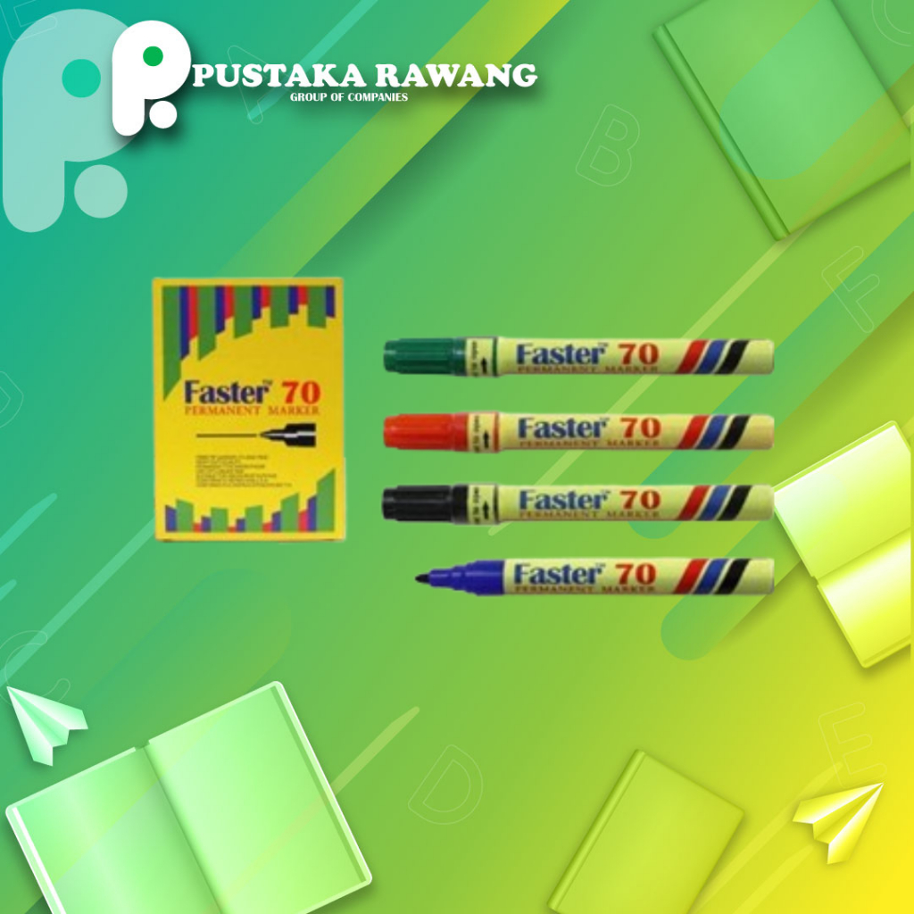 Faster 70 Permanent Marker ( 12pcs / Box ) | Shopee Malaysia