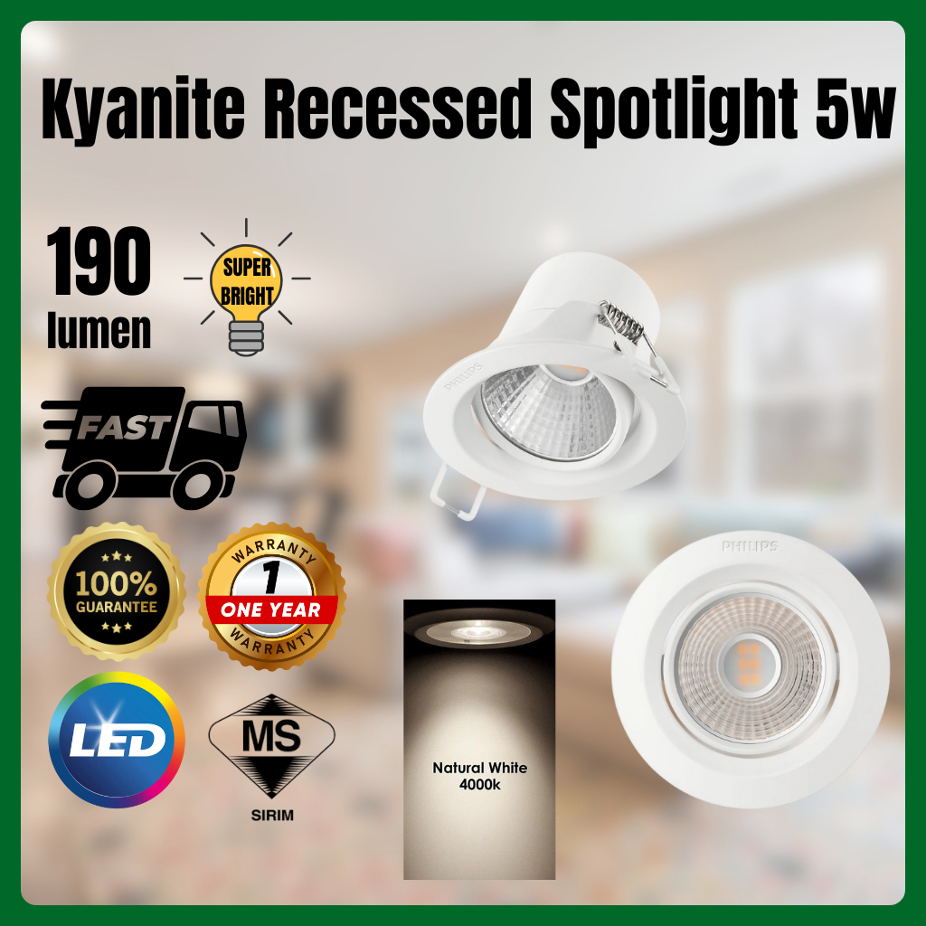 {READY STOCK} PHILIPS EYEBALL ESSENTIAL LED SYNTHETIC SPOTLIGHT ...
